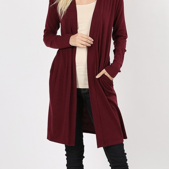 Sweaters | Plus Sweater Open Front Long Line Cardigan | Poshmark